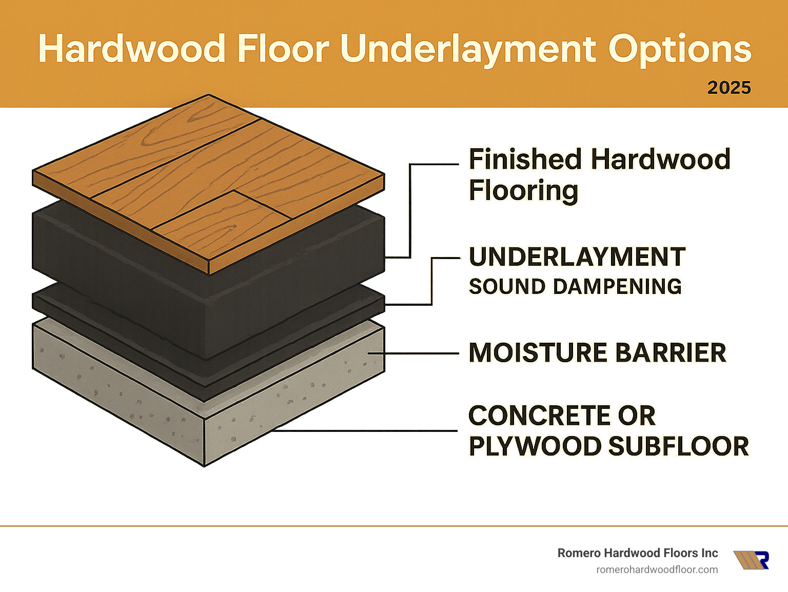 Hardwood floor underlayment options: Best Guide 2025