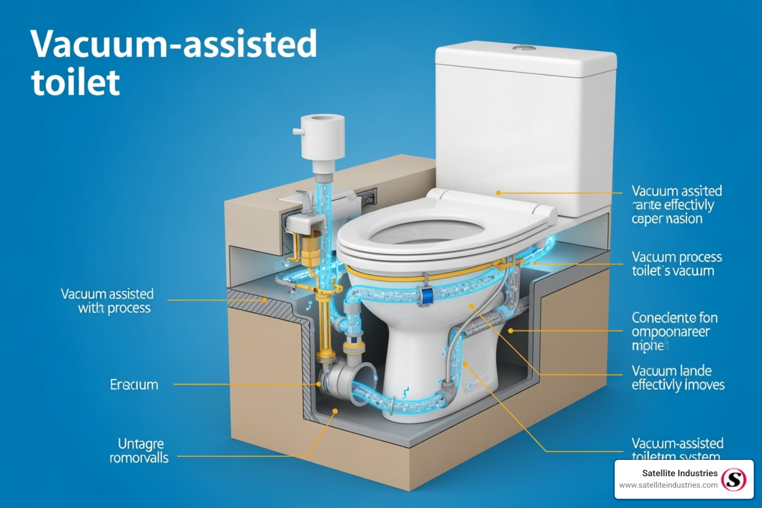 Vacuum Assisted Toilet System: 1 Ultimate Efficiency