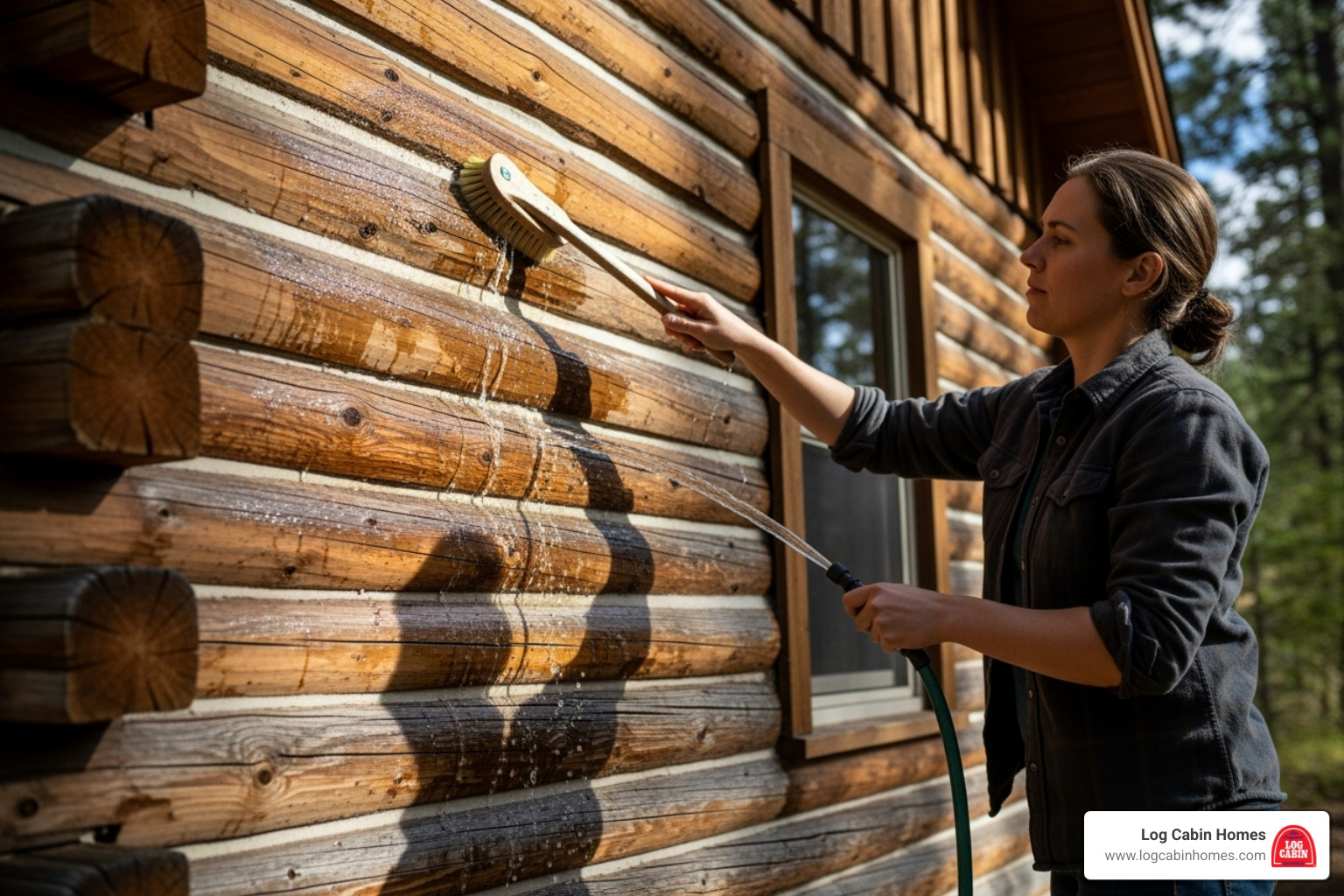 Log Home Upkeep: 3 Simple Steps for Lazy Owners