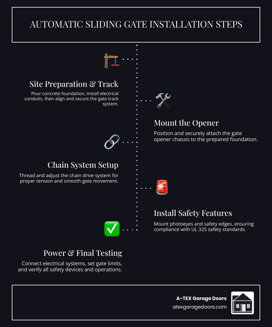 Automatic Sliding Gate Installation: Easy 2025