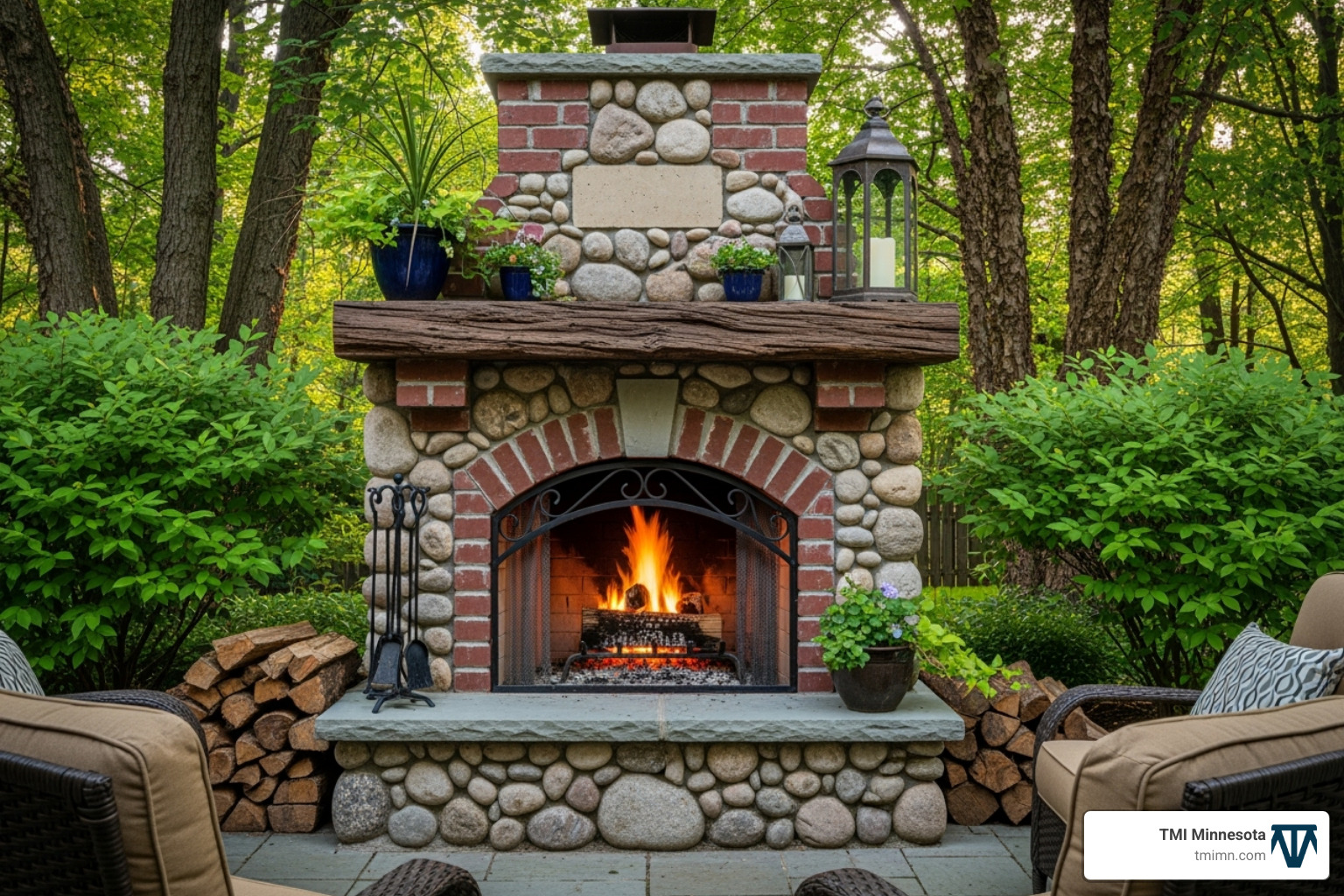 Custom Outdoor Fireplaces: Amazing 5 Designs