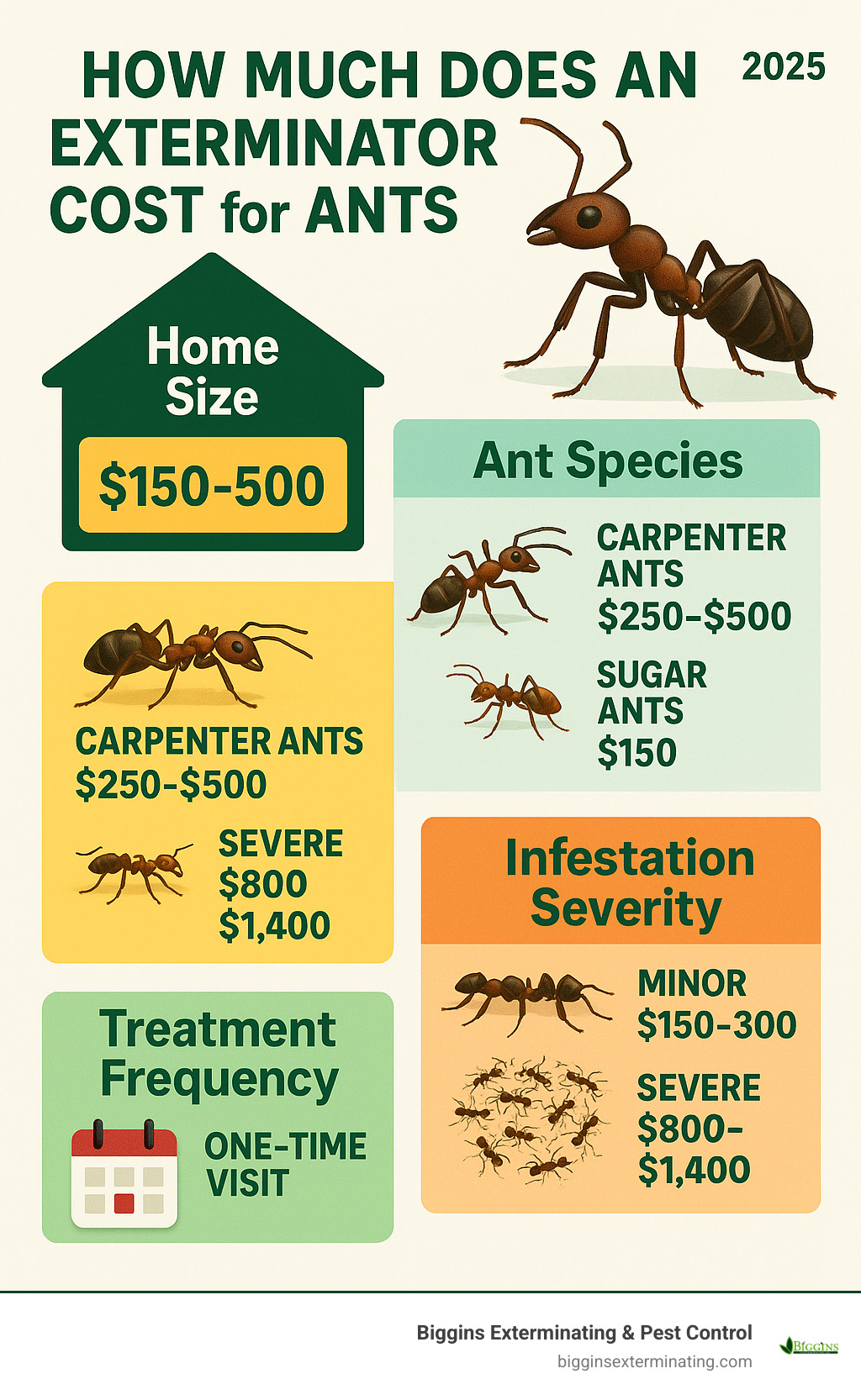 How much does an exterminator cost for ants: 2025 Best Tips