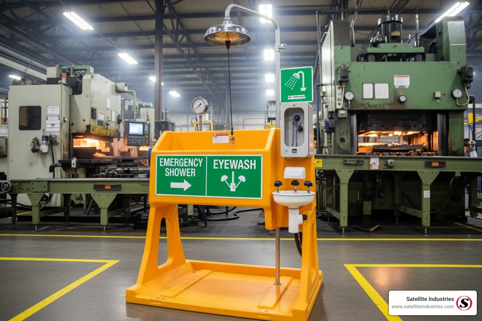 Portable Emergency Shower Units: Essential Safety 2025