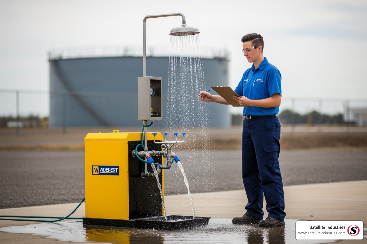 Portable Emergency Shower Units: Essential Safety 2025