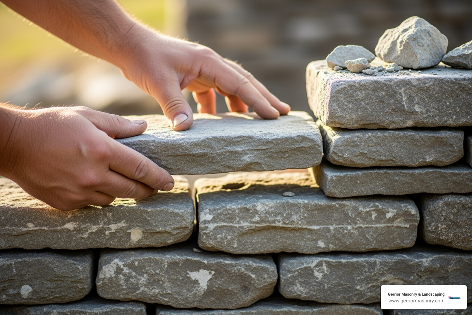 Stone garden wall construction: 3 Solid Steps