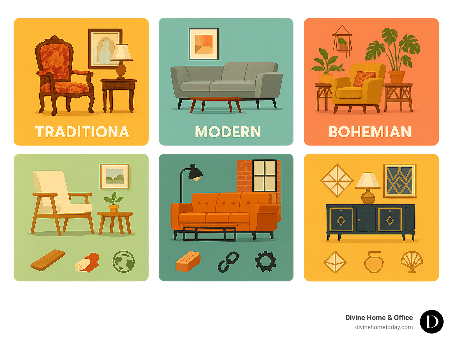 Different Interior Design Styles: Master Your Perfect 2025