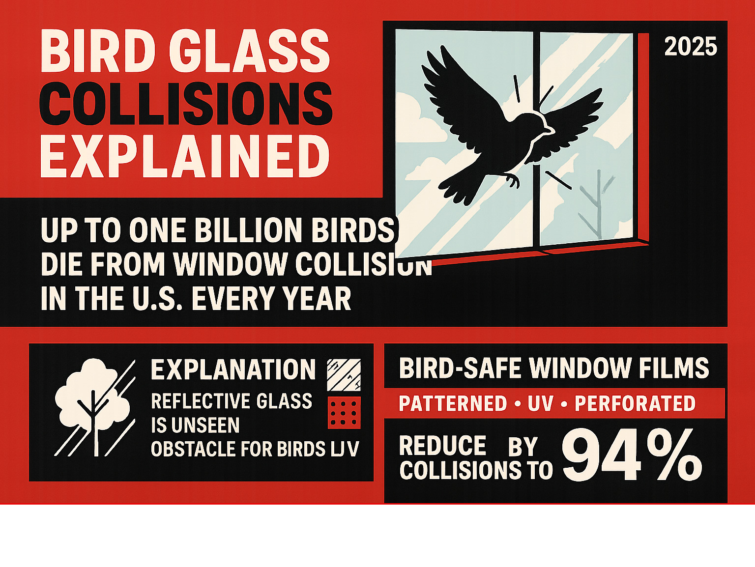 Bird-safe window films: Essential 2025 Protection