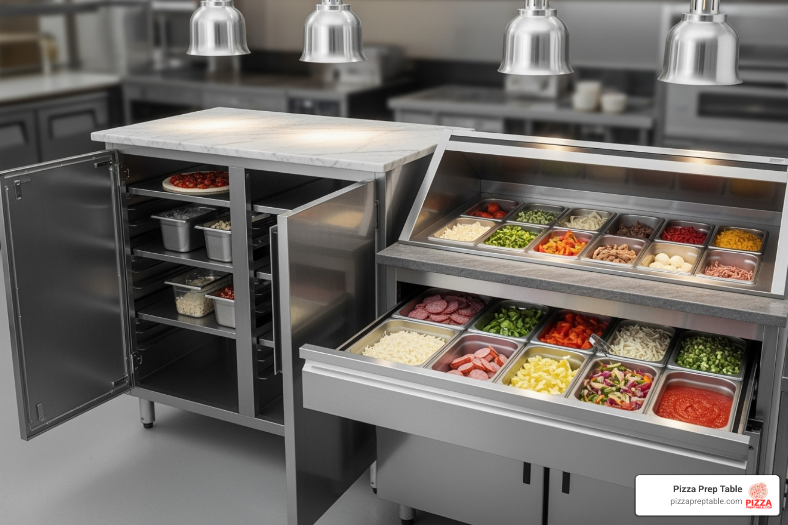 Twice as Nice: Choosing the Perfect 2 Door Pizza Prep Table