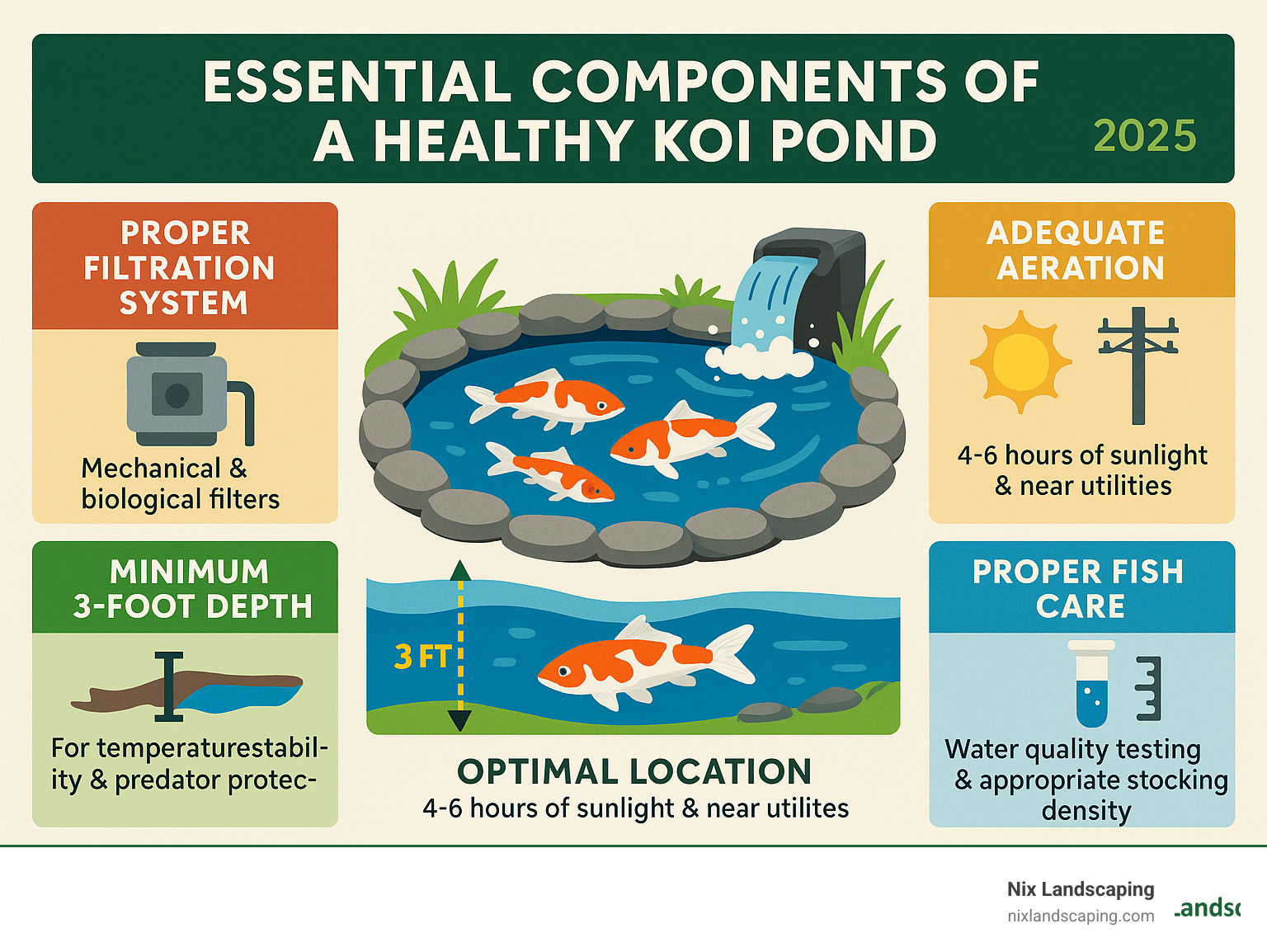 Building a koi pond: 5 Stunning Steps