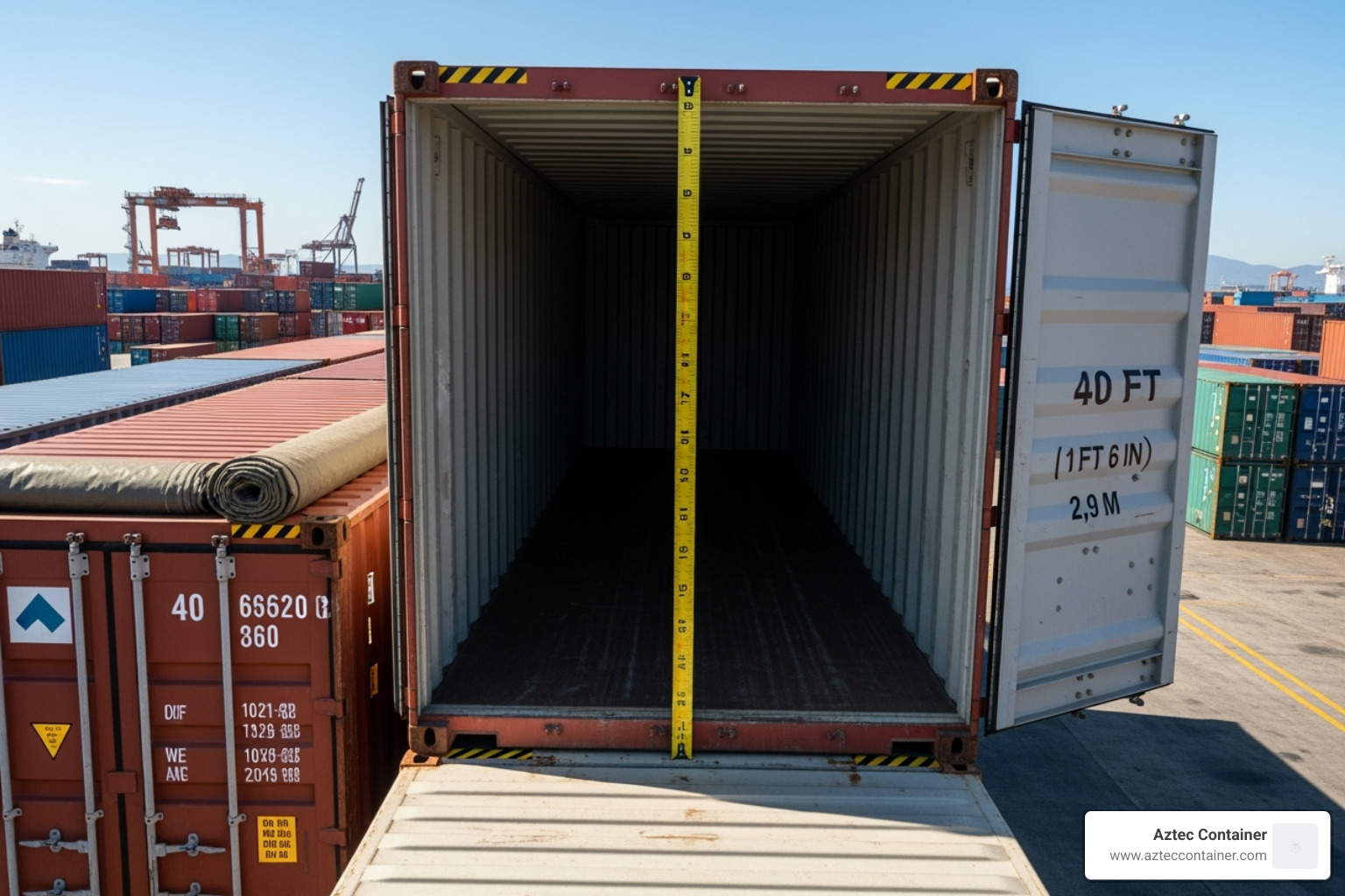 40 Feet High Cube Open Top Container Dimensions: Essential Guide