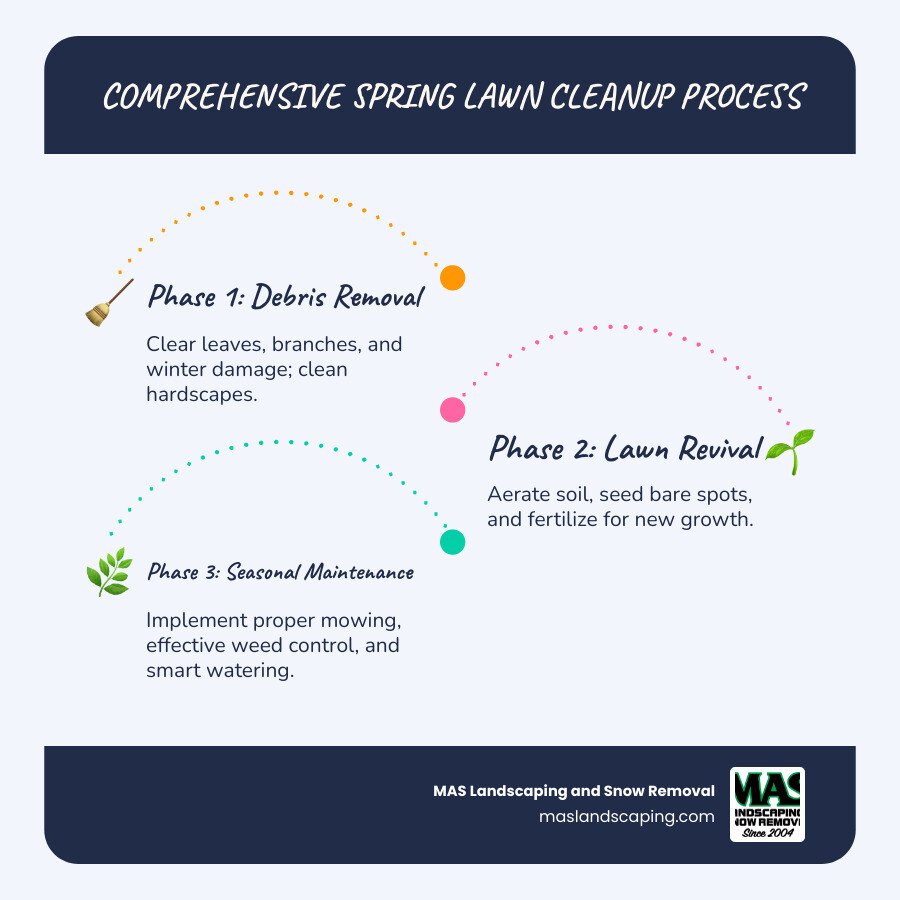 Spring Clean Up Lawn Care: 3 Essential Tips