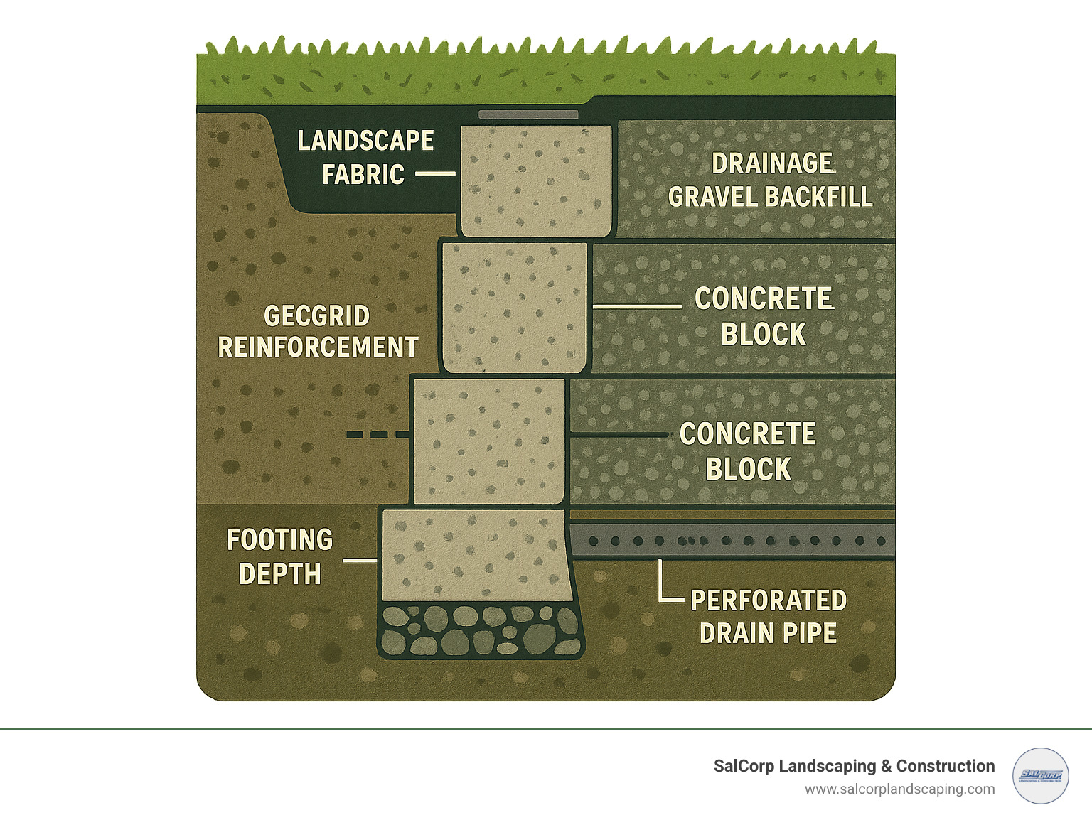 How to Build a Retaining Wall with Concrete Blocks: #1 Best