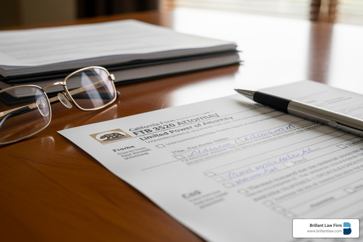 California income tax power of attorney form: Master 2025