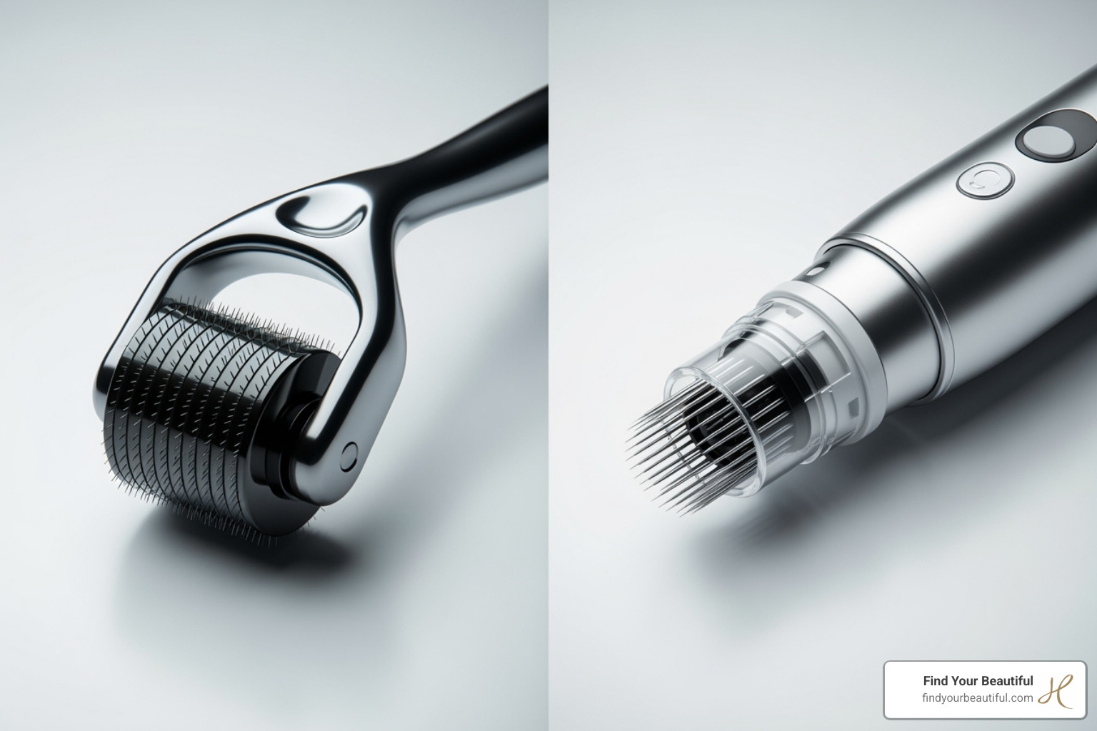 1 Top At-home dermaroller vs professional microneedling