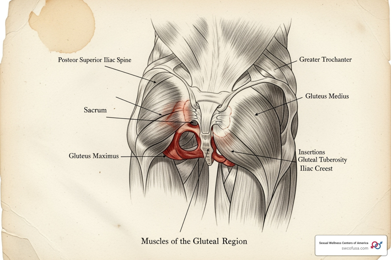 what are buttocks called