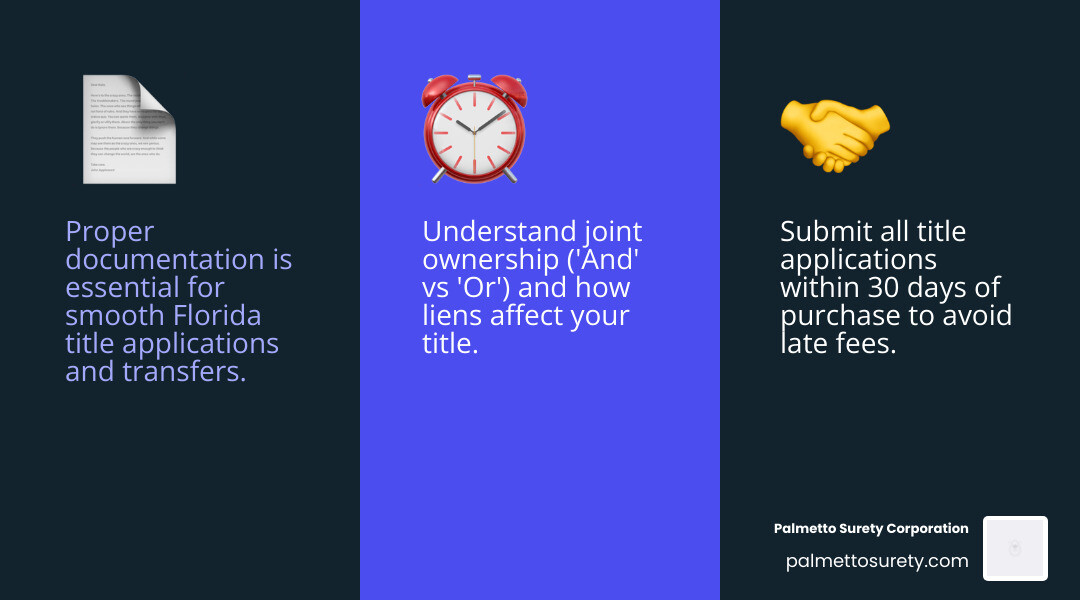 Certificate of Title Florida: Complete 4 Easy Steps