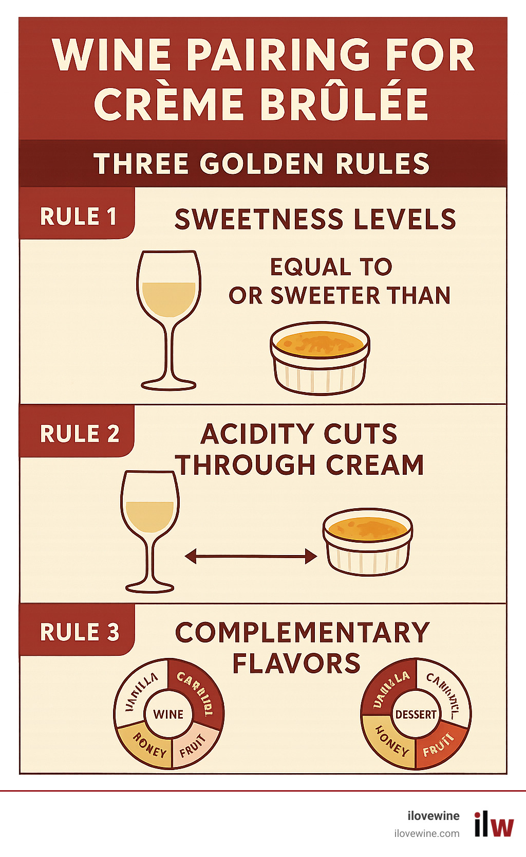 Wine pairing for creme brulee: Top 3 Perfect Picks