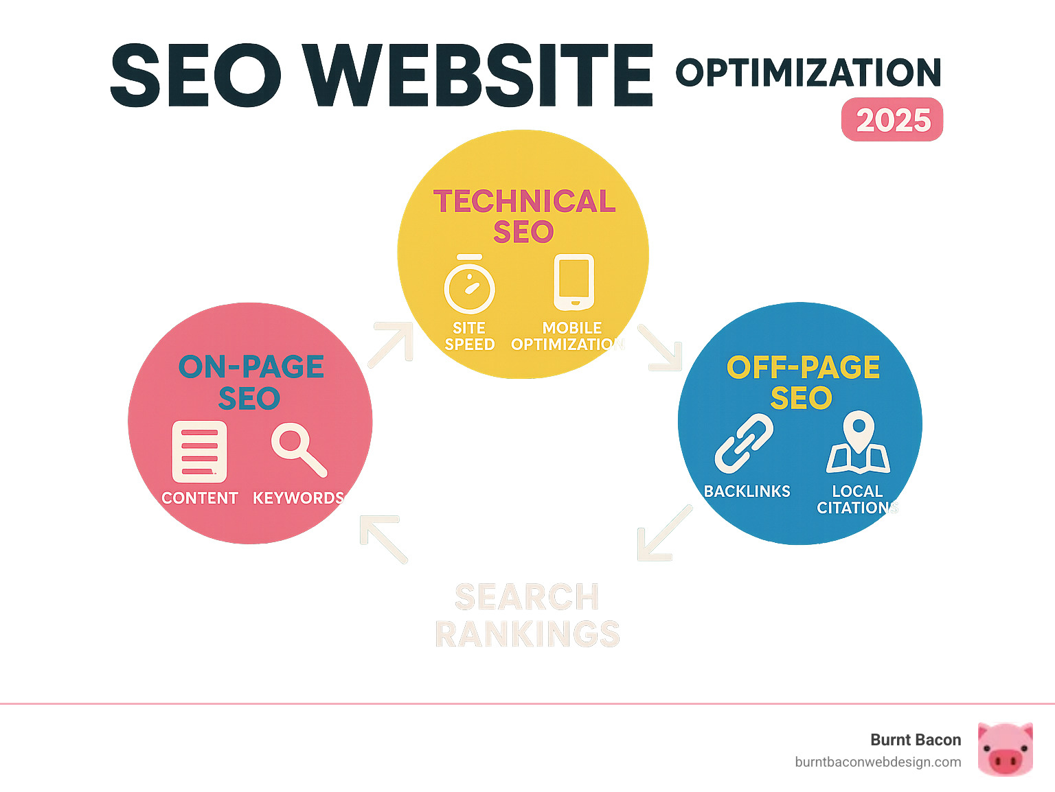 SEO website optimization: 3 Pillars for Success