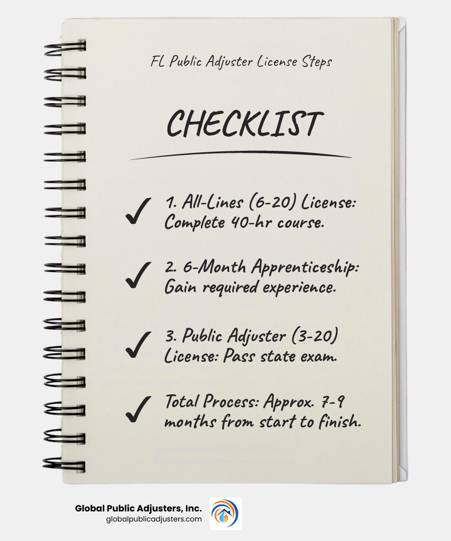 public adjuster licence orlando: 3 Steps to Success