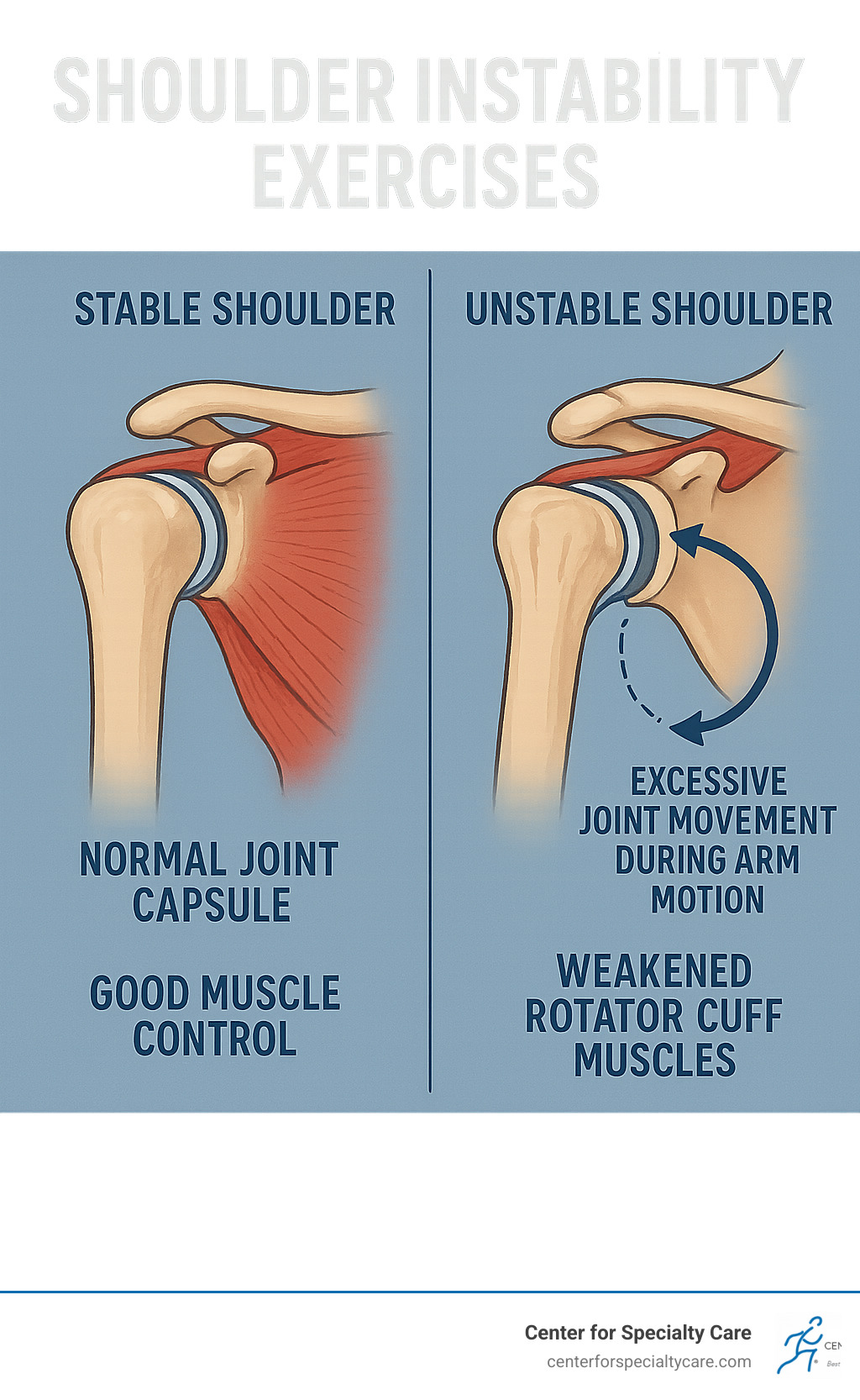 Shoulder Instability Exercises: 3 Steps to Less Pop