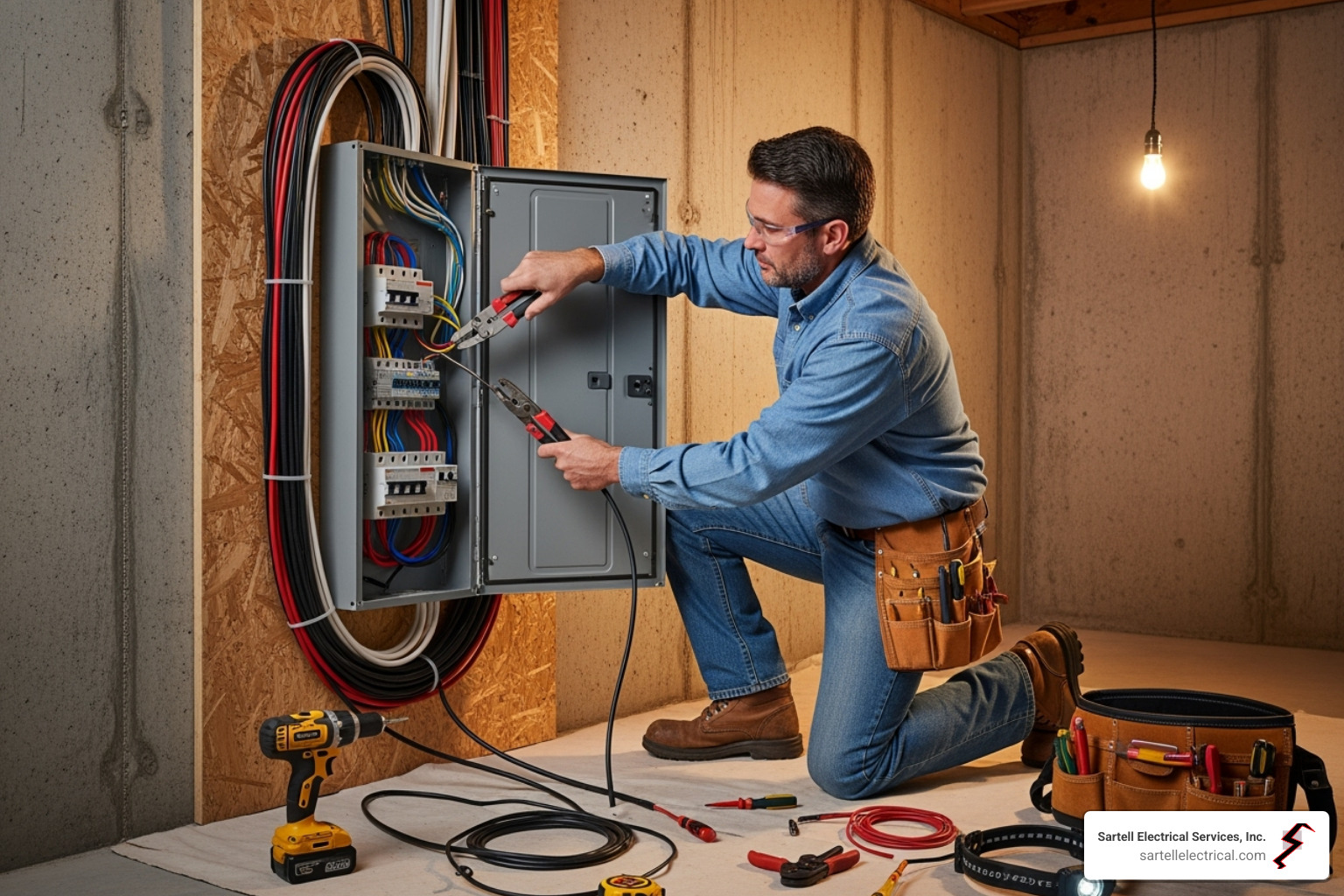 A1: What is the standard residential electrical service size
