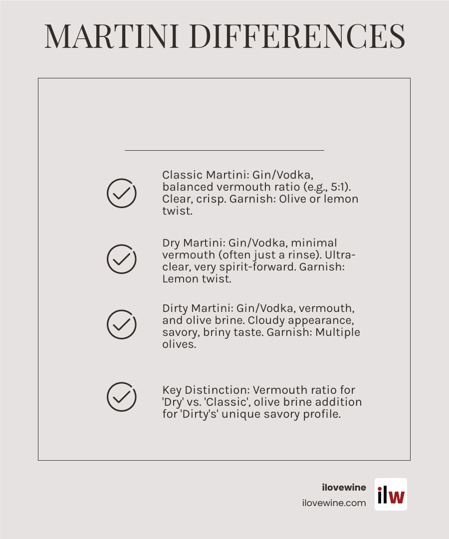 Dirty Martini Cocktail: Perfected for 2025