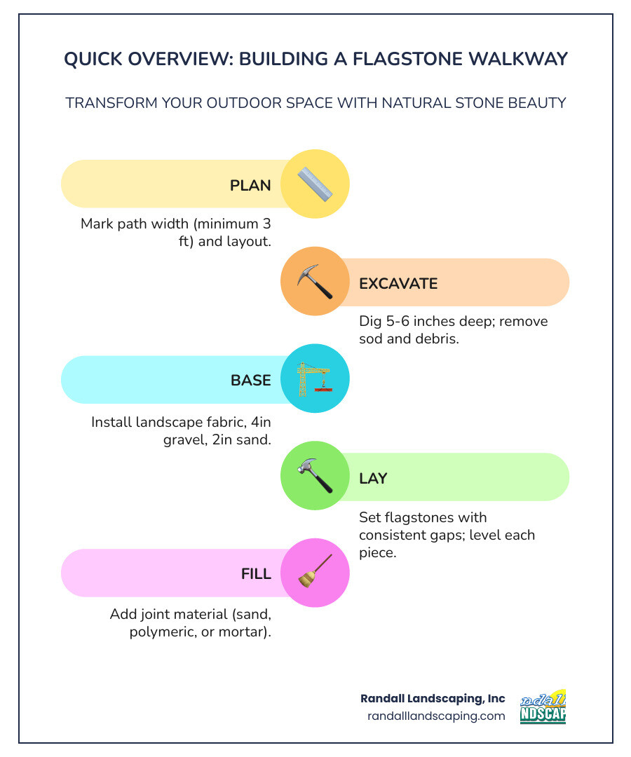 Building a Flagstone Walkway: 5 Easy Steps