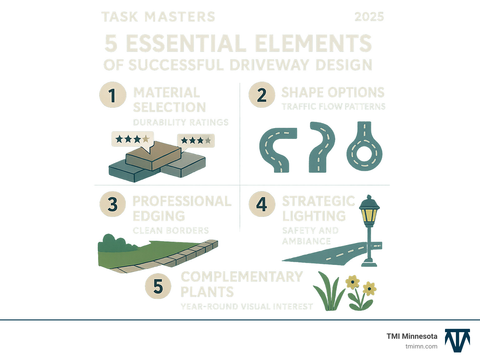Design Driveways and Landscaping: 7 Stunning Ideas