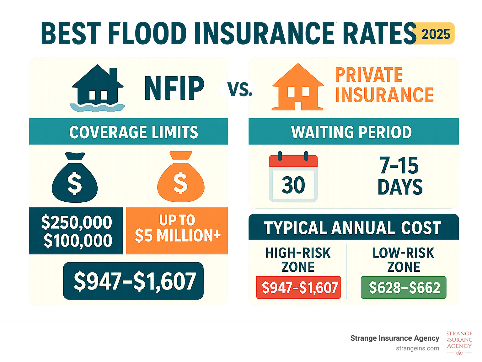 Best flood insurance rates: Top 5 Affordable