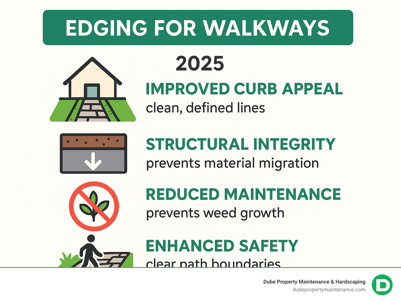 Best Edging for walkways: Top 5 Beautiful Options
