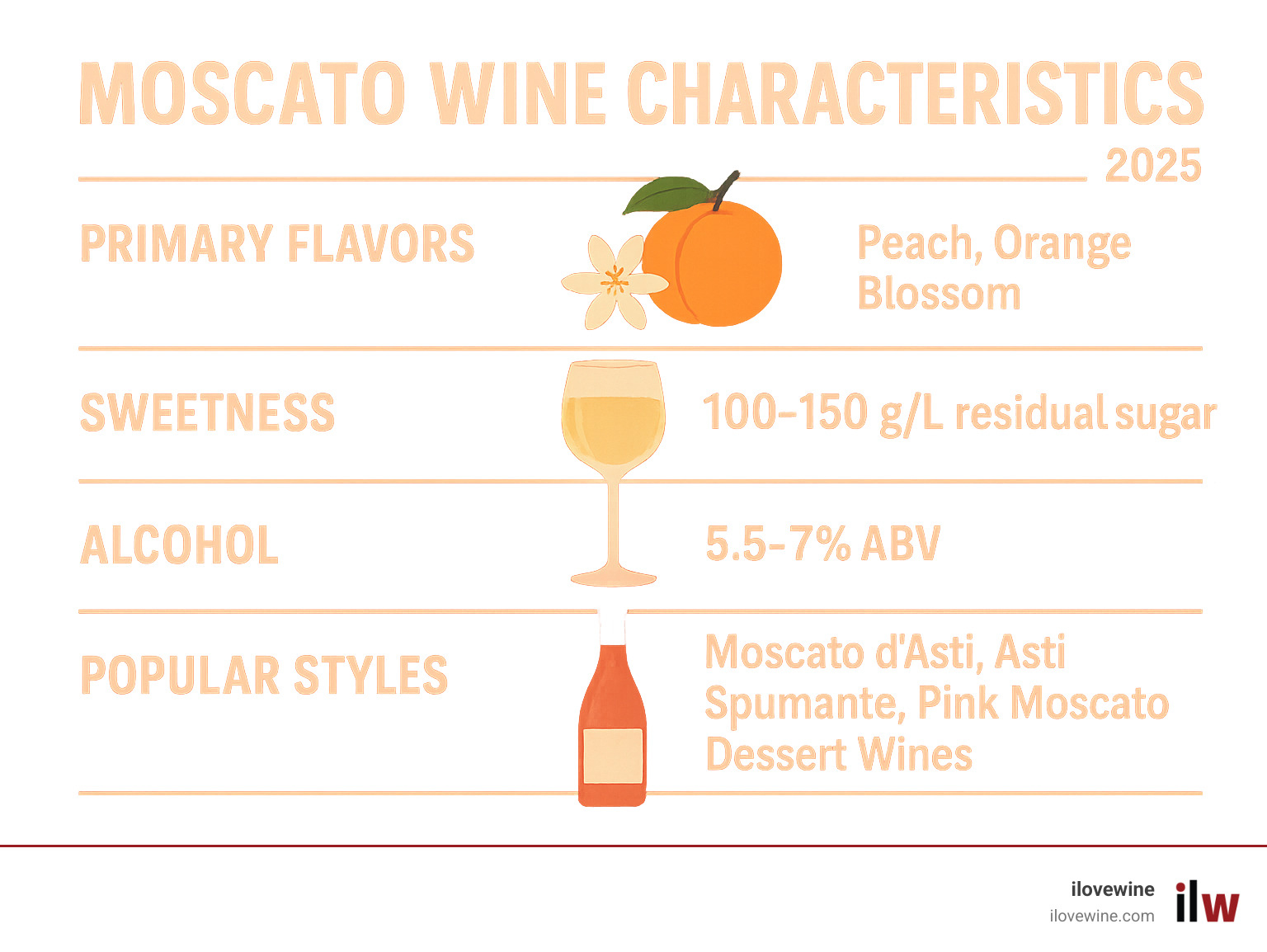 Moscato wine characteristics: Your 2025 Ultimate Guide