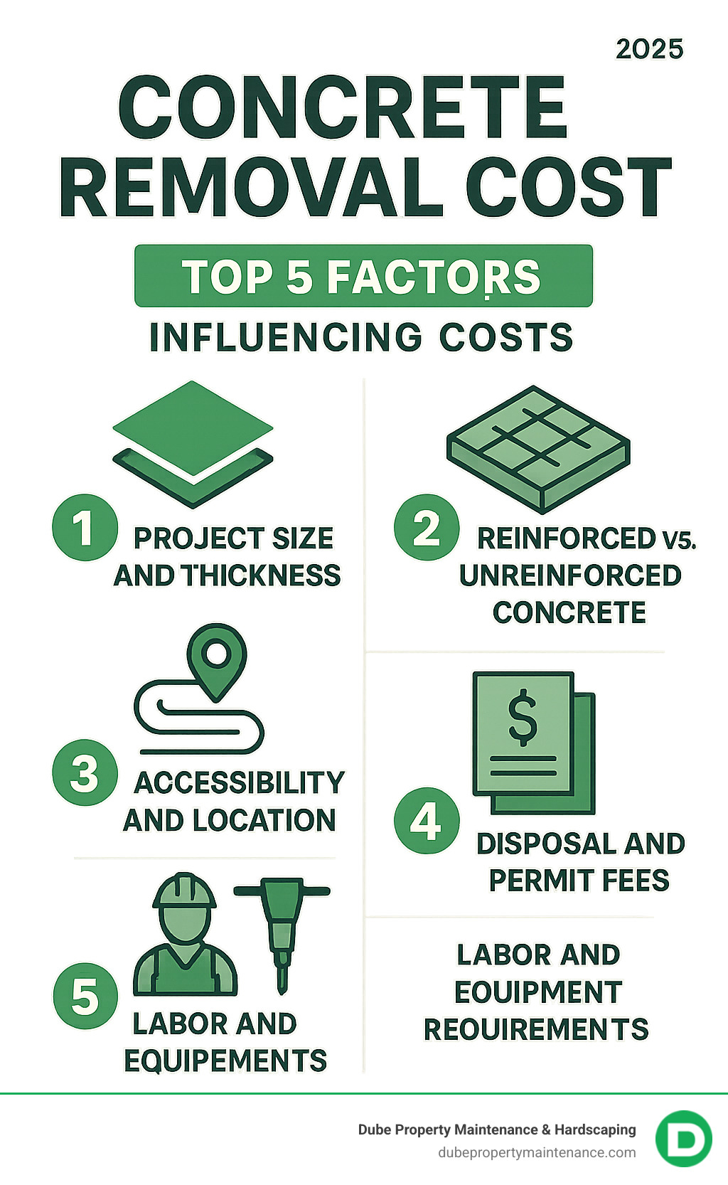 Best Concrete Removal Cost: Top 5 Smart Tips 2025