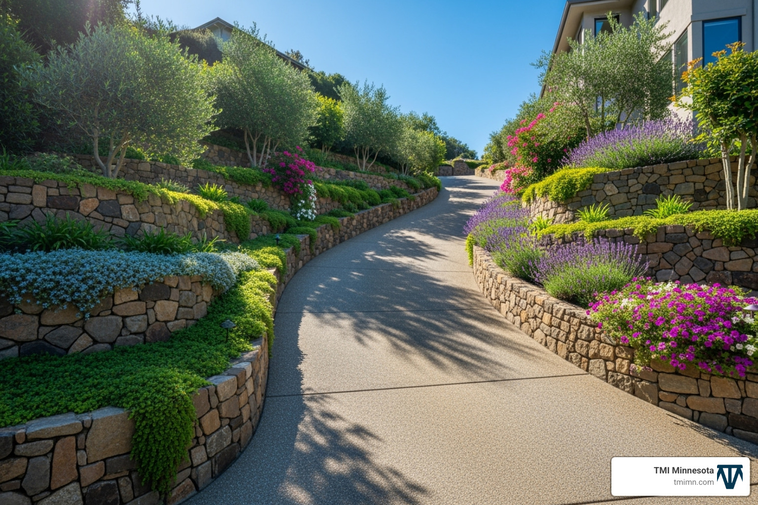 Landscaping ideas for steep driveways: Top 4 Stunning Solutions