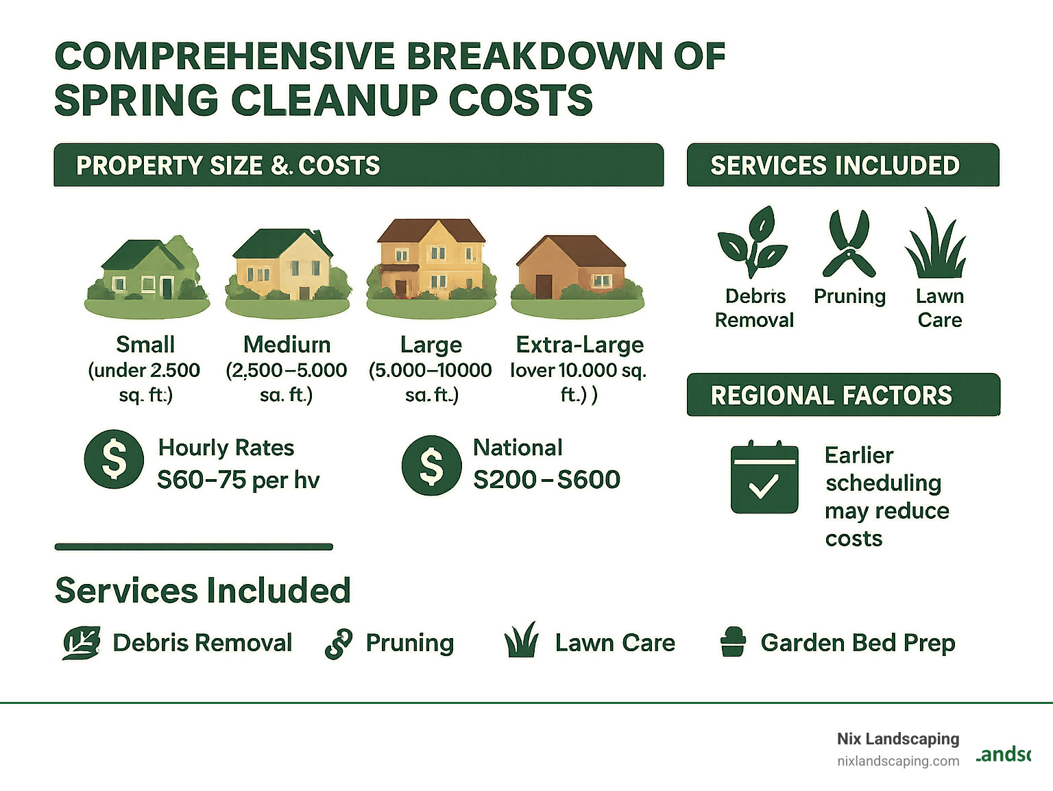 Spring clean up landscaping cost: Best 2025 Guide