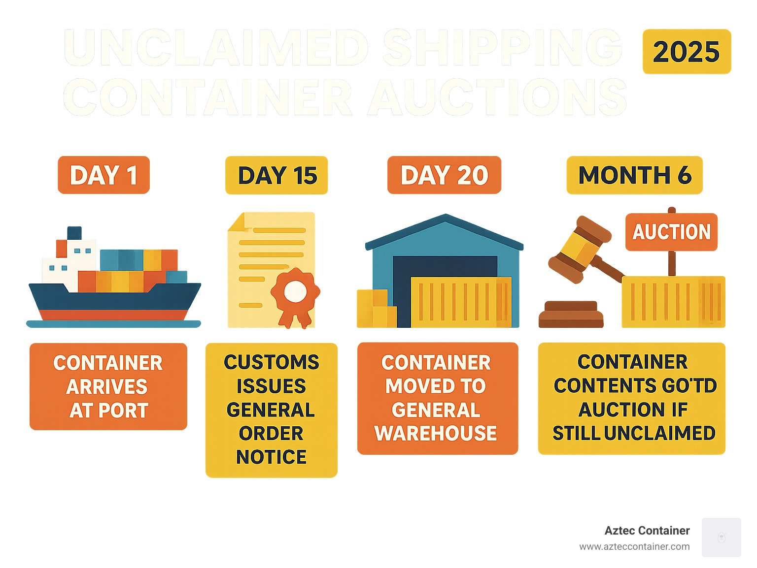 Unclaimed Shipping Container Auctions: 2025 Master Guide
