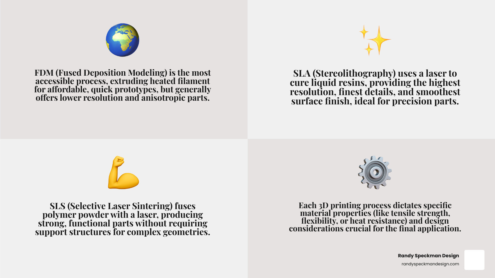 Factors in designing of print materials: 3 Critical