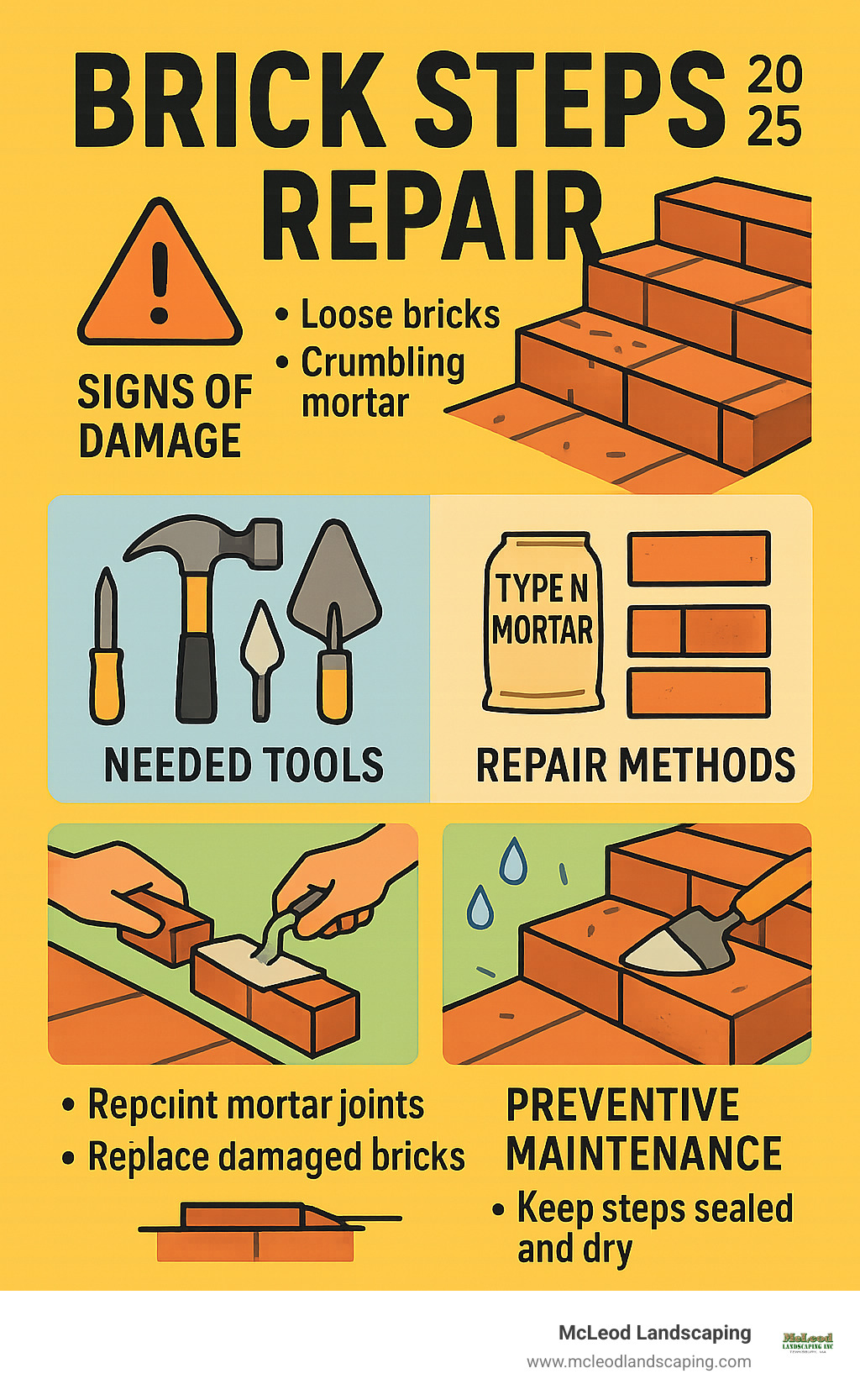 Brick Steps Repair: 1 Easy Fix for Wobbly Steps