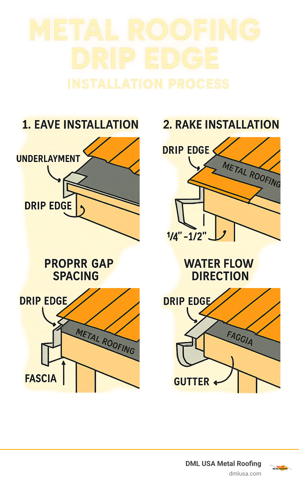 Mastering Metal: The Ultimate Drip Edge Installation Handbook - DML USA ...