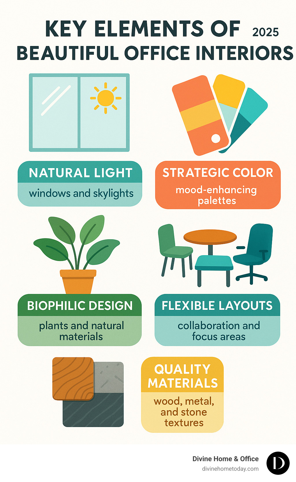 Beautiful Office Interiors: Top 5 Design Secrets
