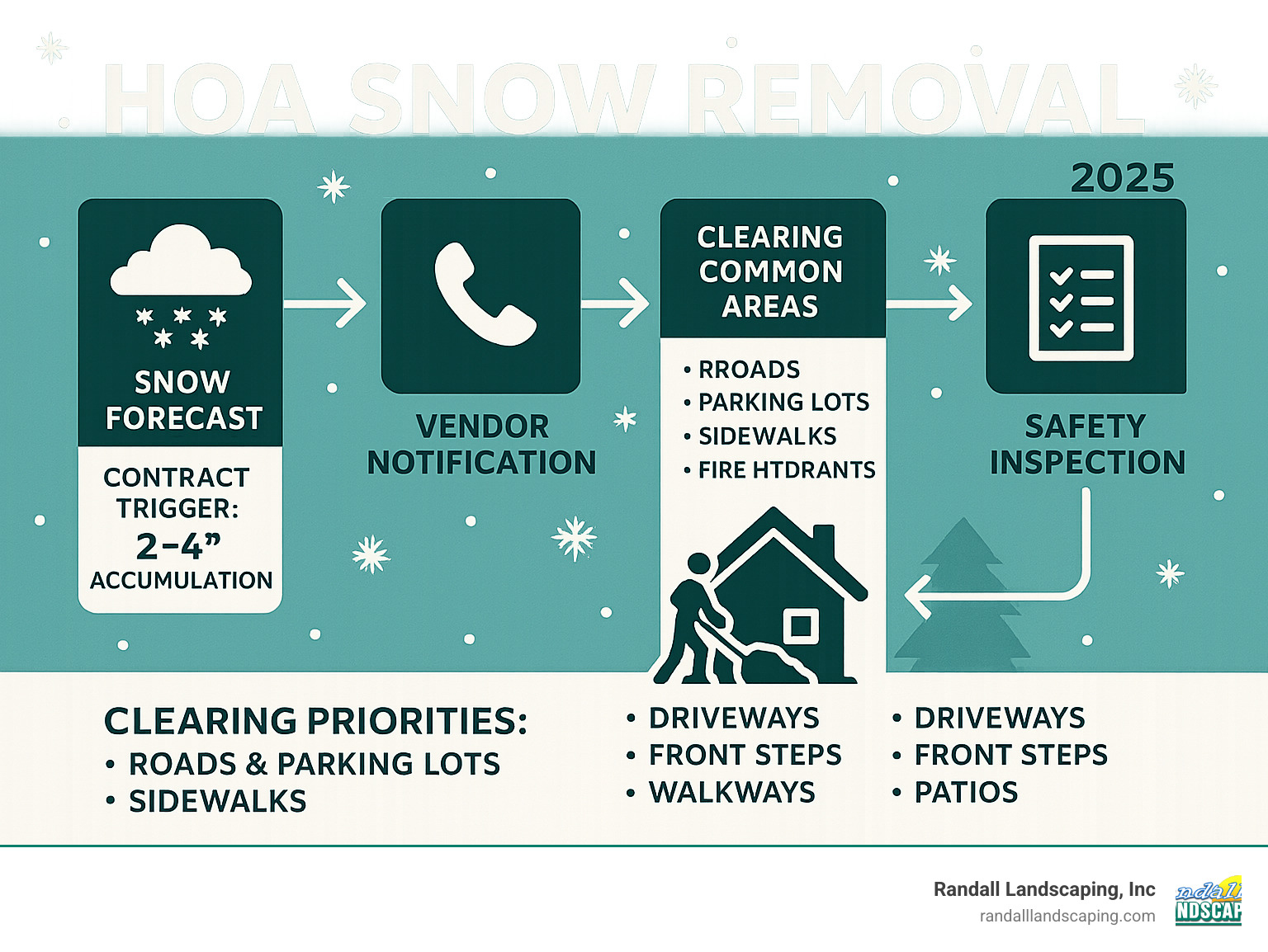 HOA Snow Removal: Your Safe 2025 Guide