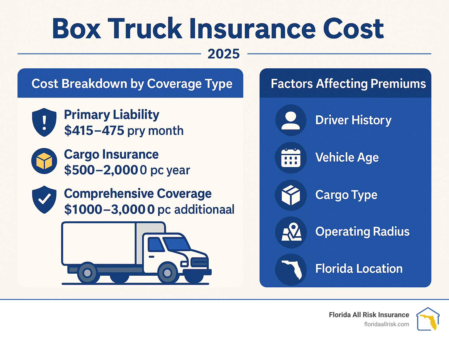 Box Truck Insurance Cost: Secure 5 Best Rates