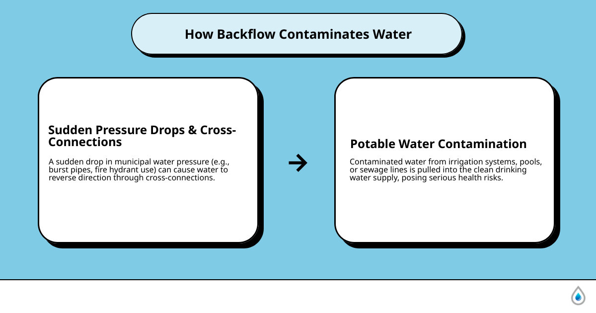 Backflow prevention testing: Certified Safe Annually