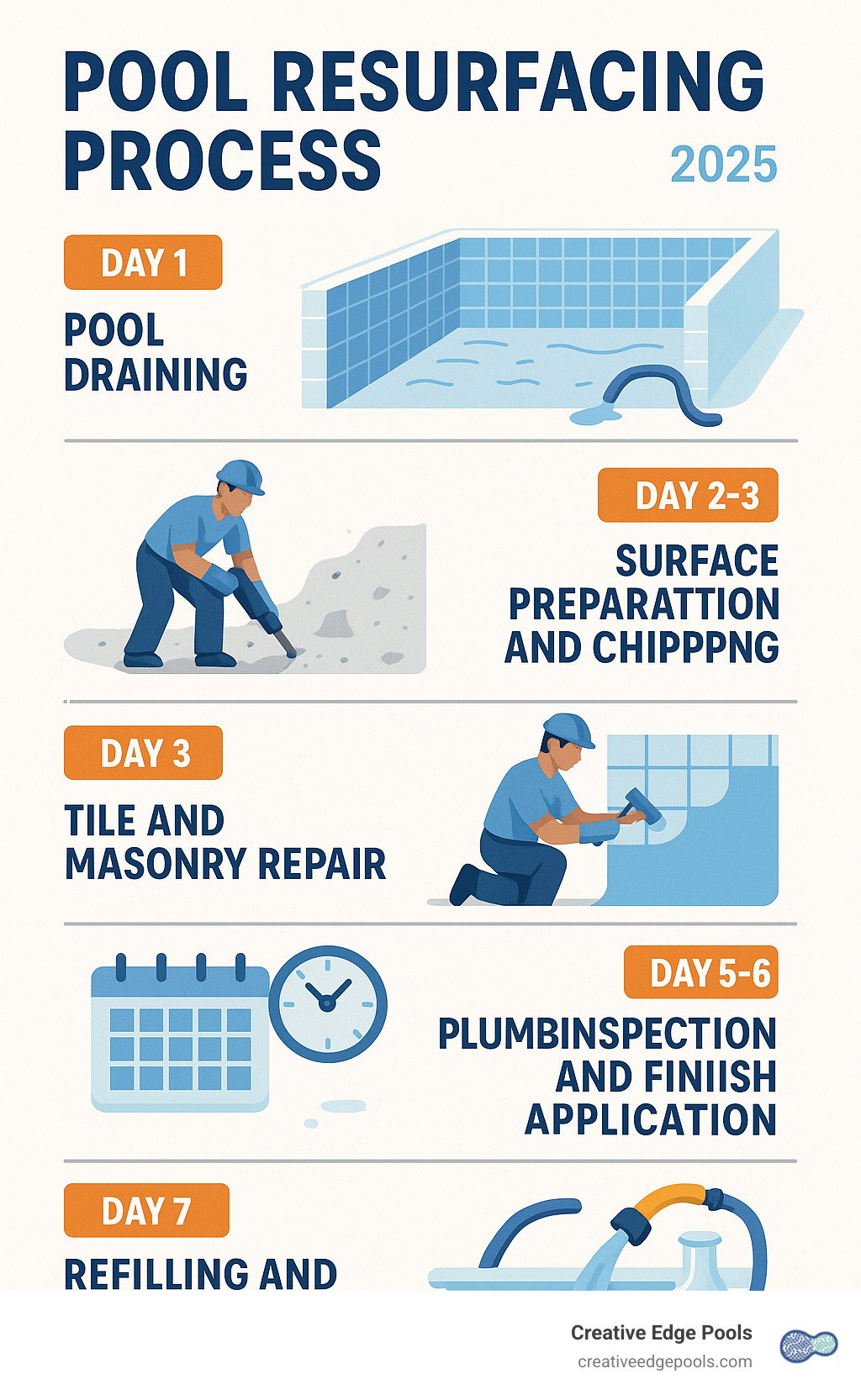 Resurface Swimming Pool: Best Ultimate 7-Step Guide