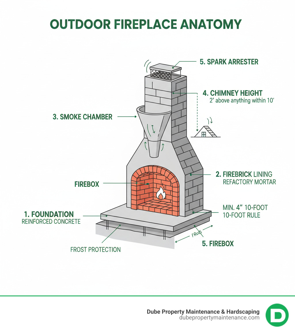 How to build an outdoor fireplace with chimney: Best 4 Steps