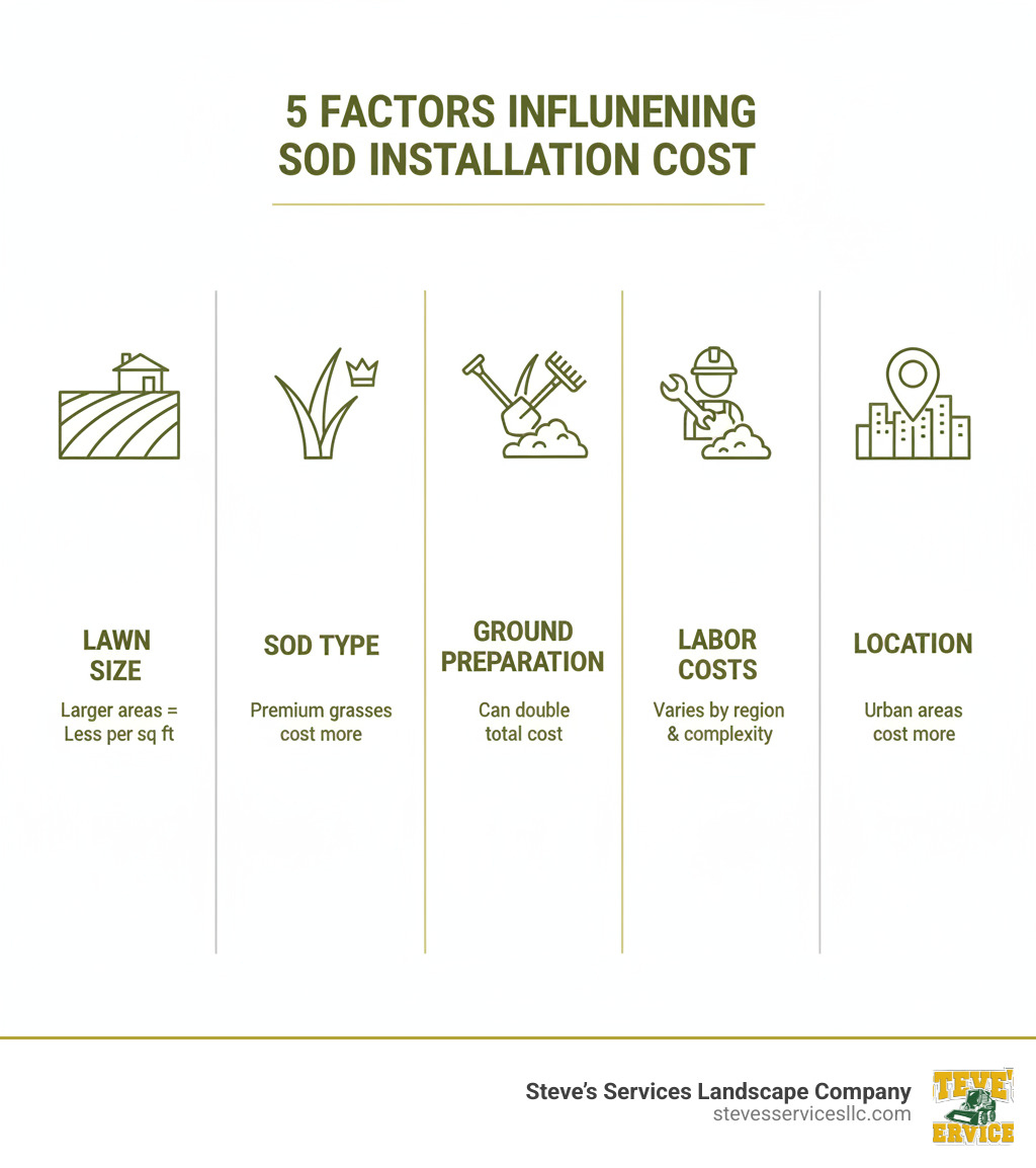 Best sod installation price per sq ft: 2025 Smart Guide
