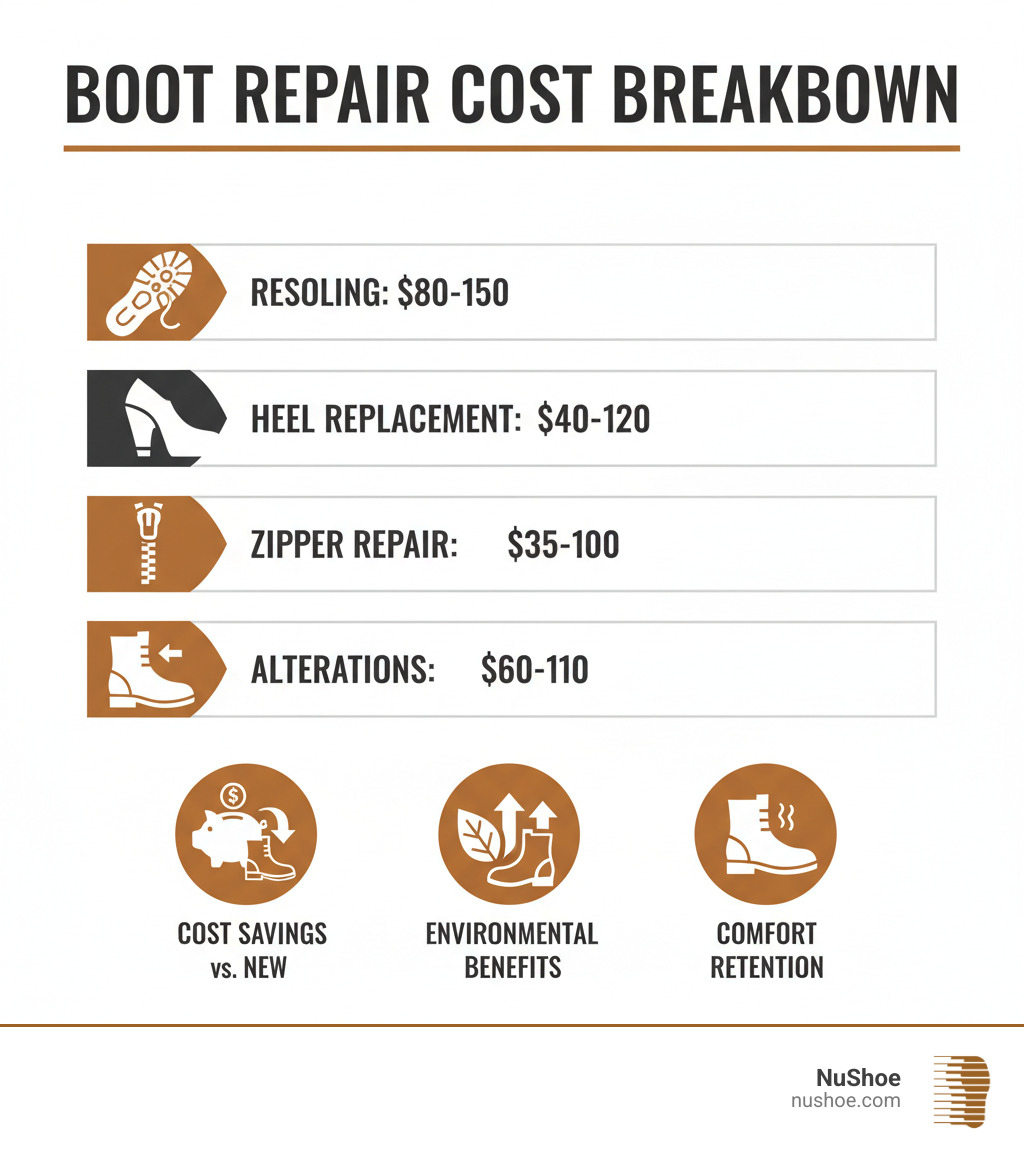 Boot Repair Price: Smart Guide 2025