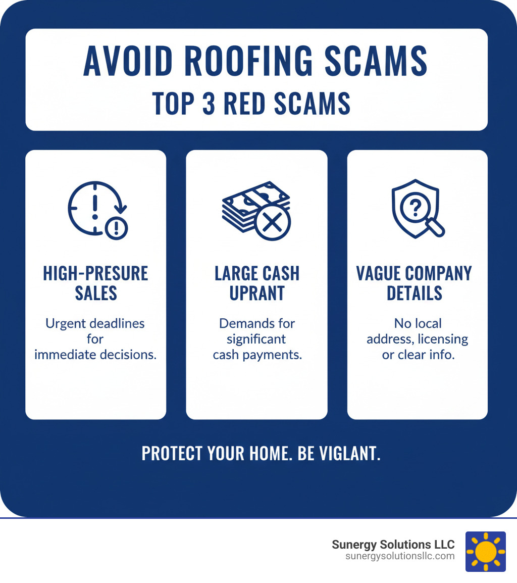 Free roof inspection: Top 3 Scams to Avoid