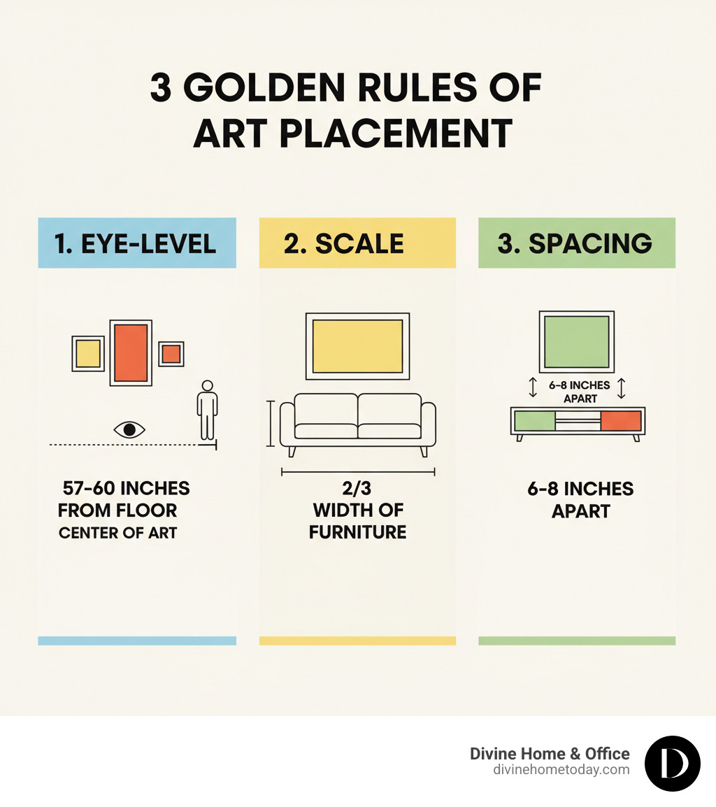 Art Placement: Master 3 Perfect Rules