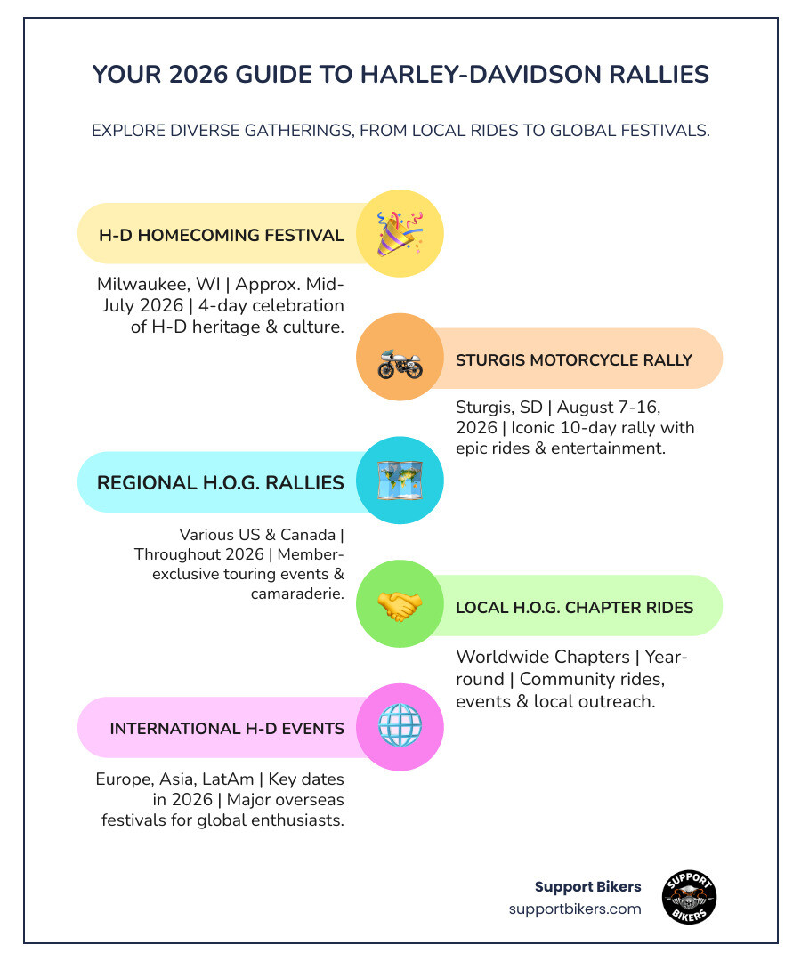 Harley Davidson rally: Ultimate 2025 Guide