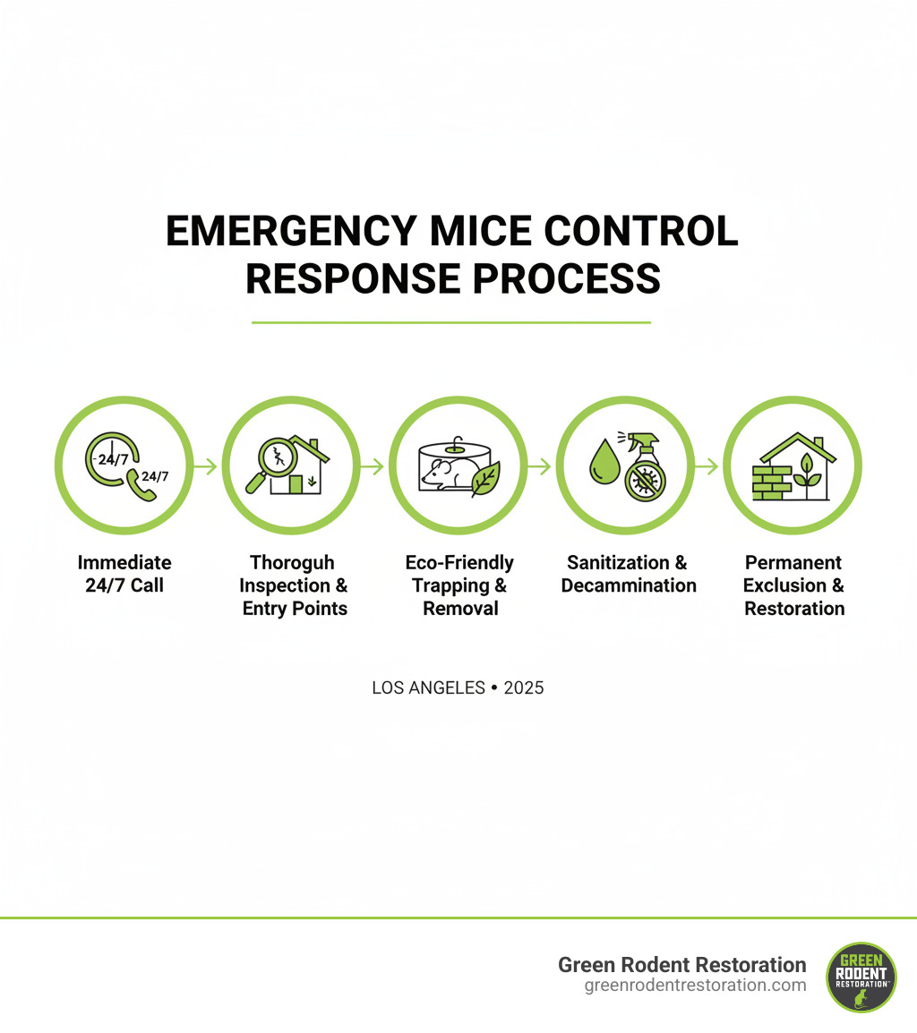 Emergency Mice Control Los Angeles: 3 Urgent Steps